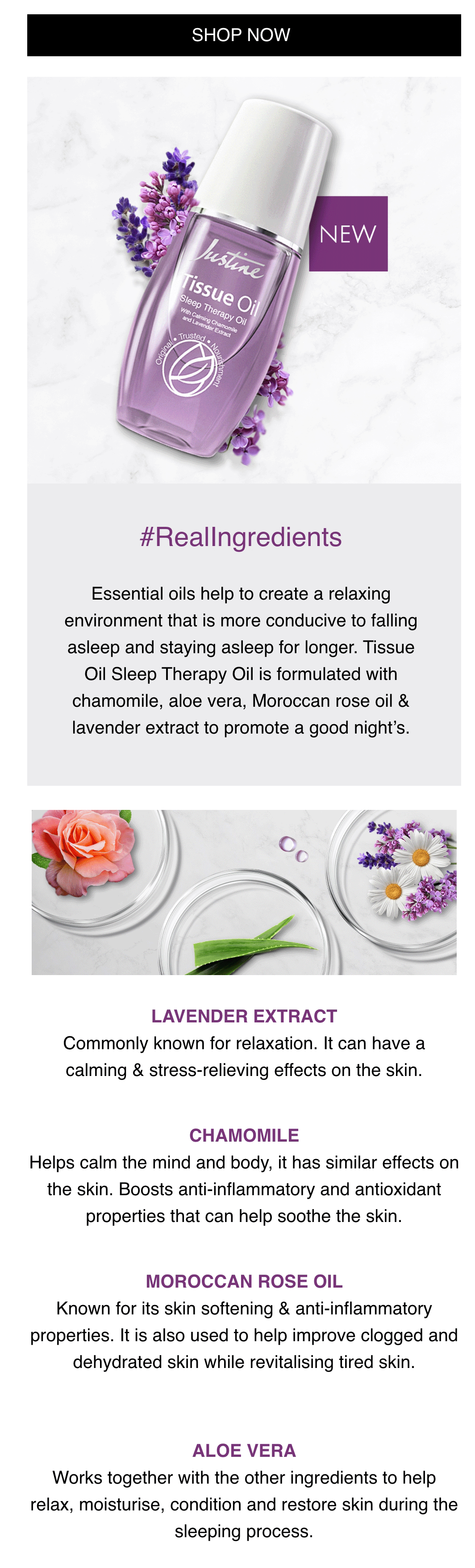 Tissue-Oil Range